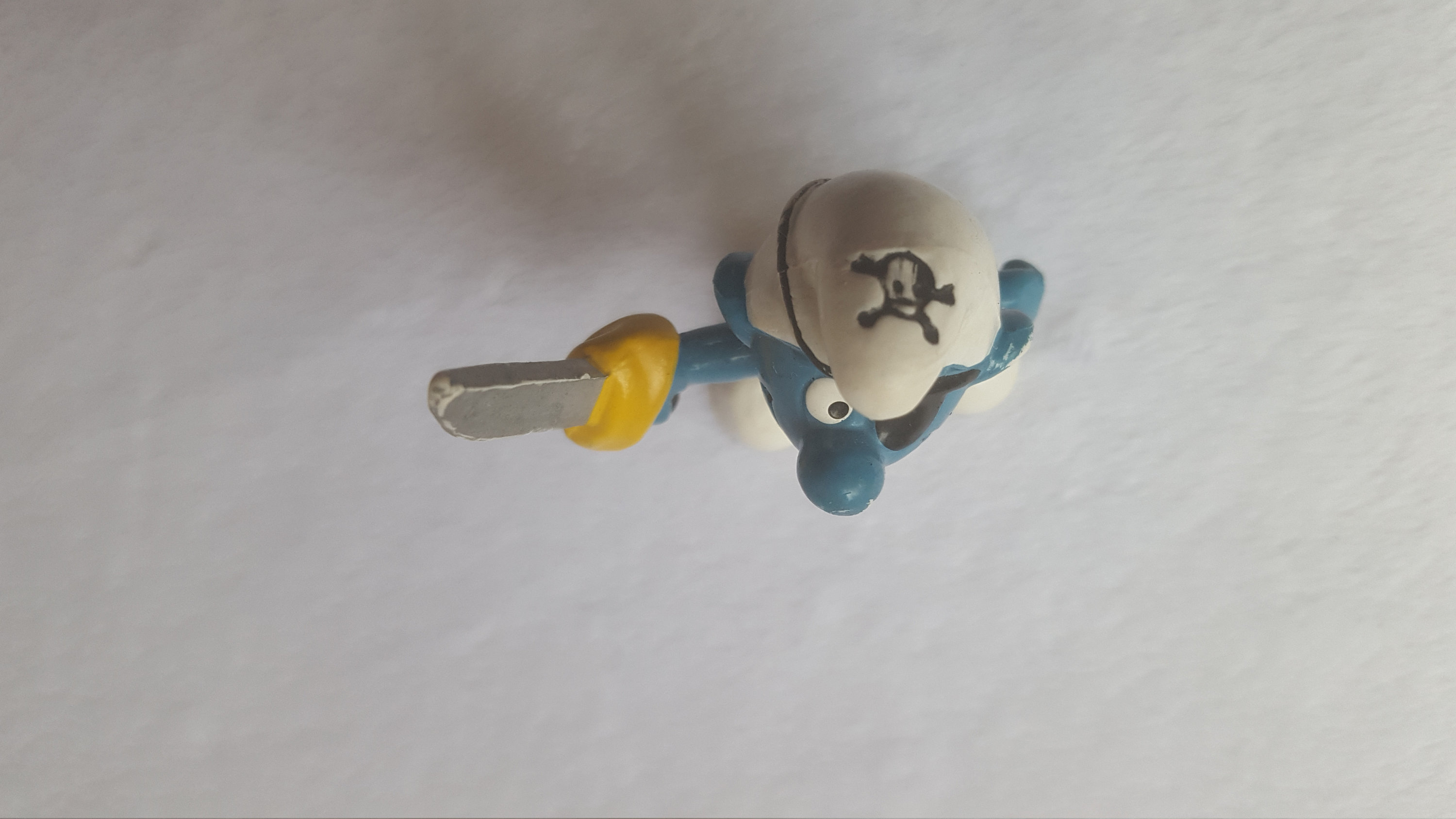 Pirate Smurf PVC Figure, Smurf With Sword Figurine - Etsy