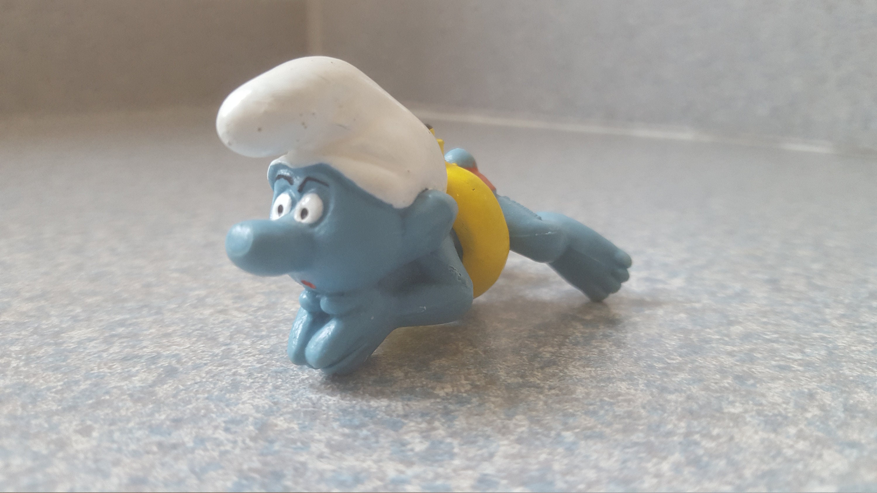 Swimmer Smurf PVC Figure Swimming Smurf Figurine - Etsy