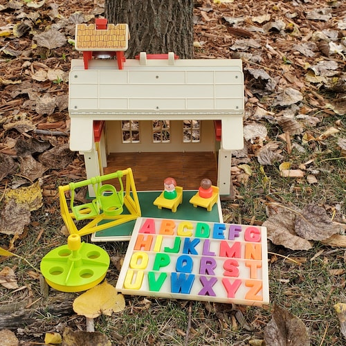 Vintage Fisher Price 1971 Little People 923 Play Family - Etsy