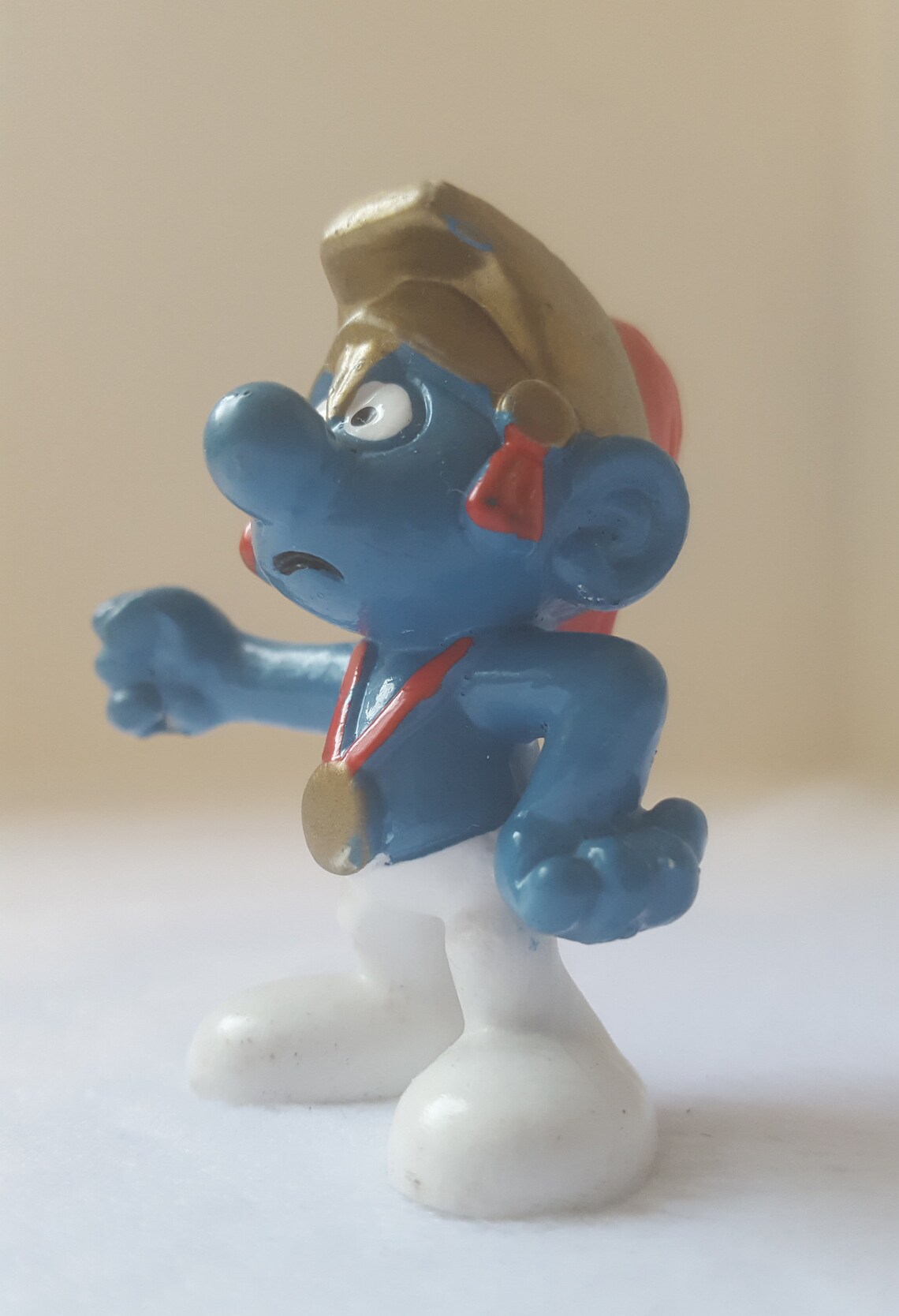 Gladiator Smurf PVC Figure, Roman Empire Smurf, Knight Smurf Figurine ...