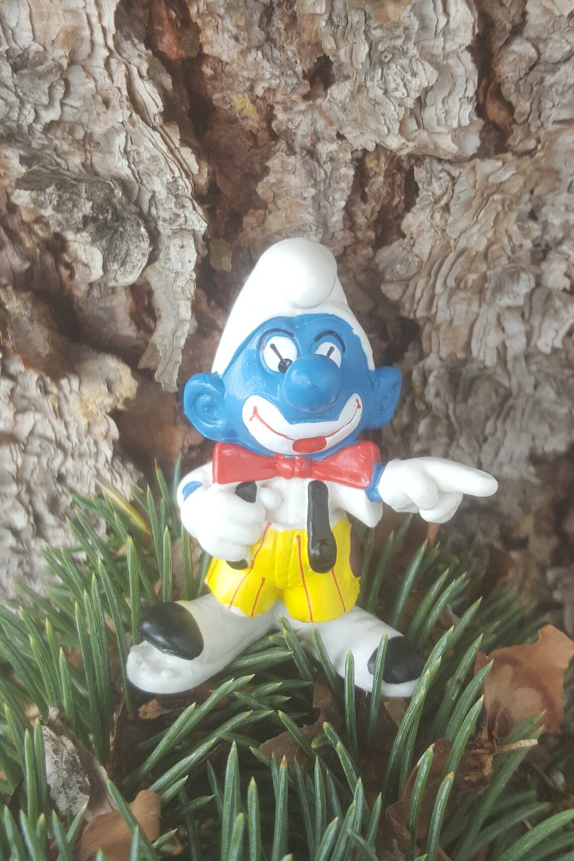 Clown Smurf PVC Figure Smurf Figurine From 1978 - Etsy