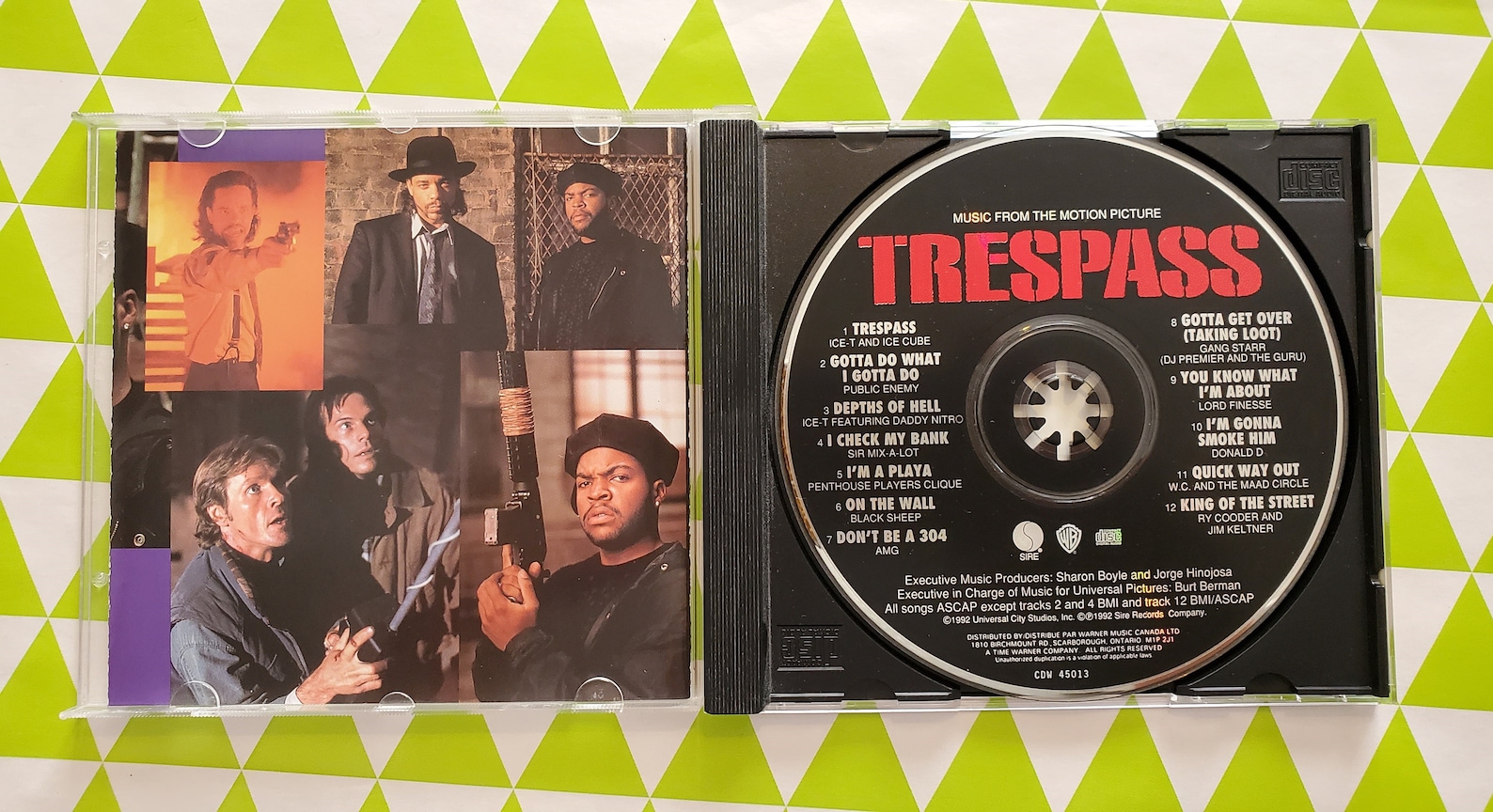 Trespass Music From the Motion Picture CD From 1992 - Etsy