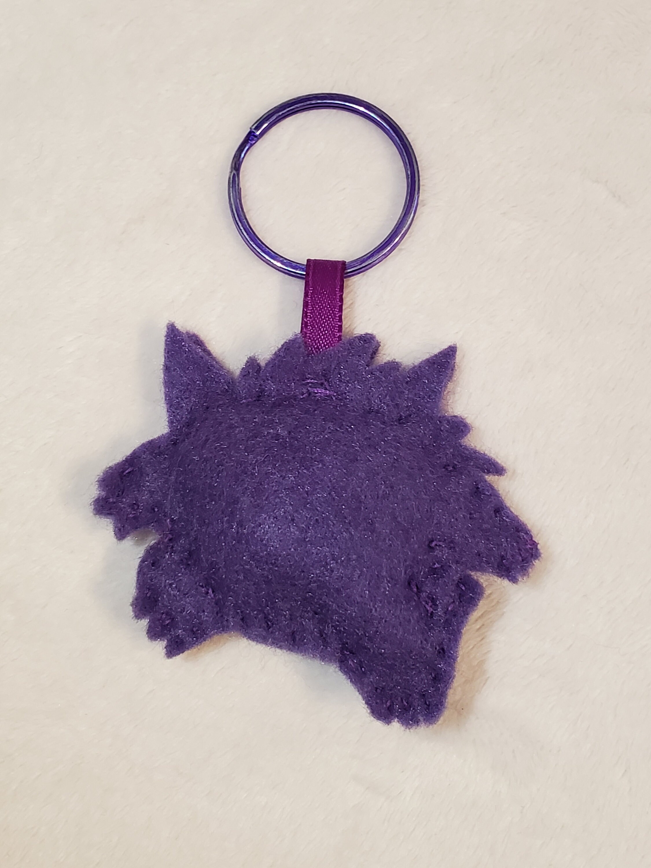Handmade Gengar Pokemon Felt Plush Keychain - Etsy Canada