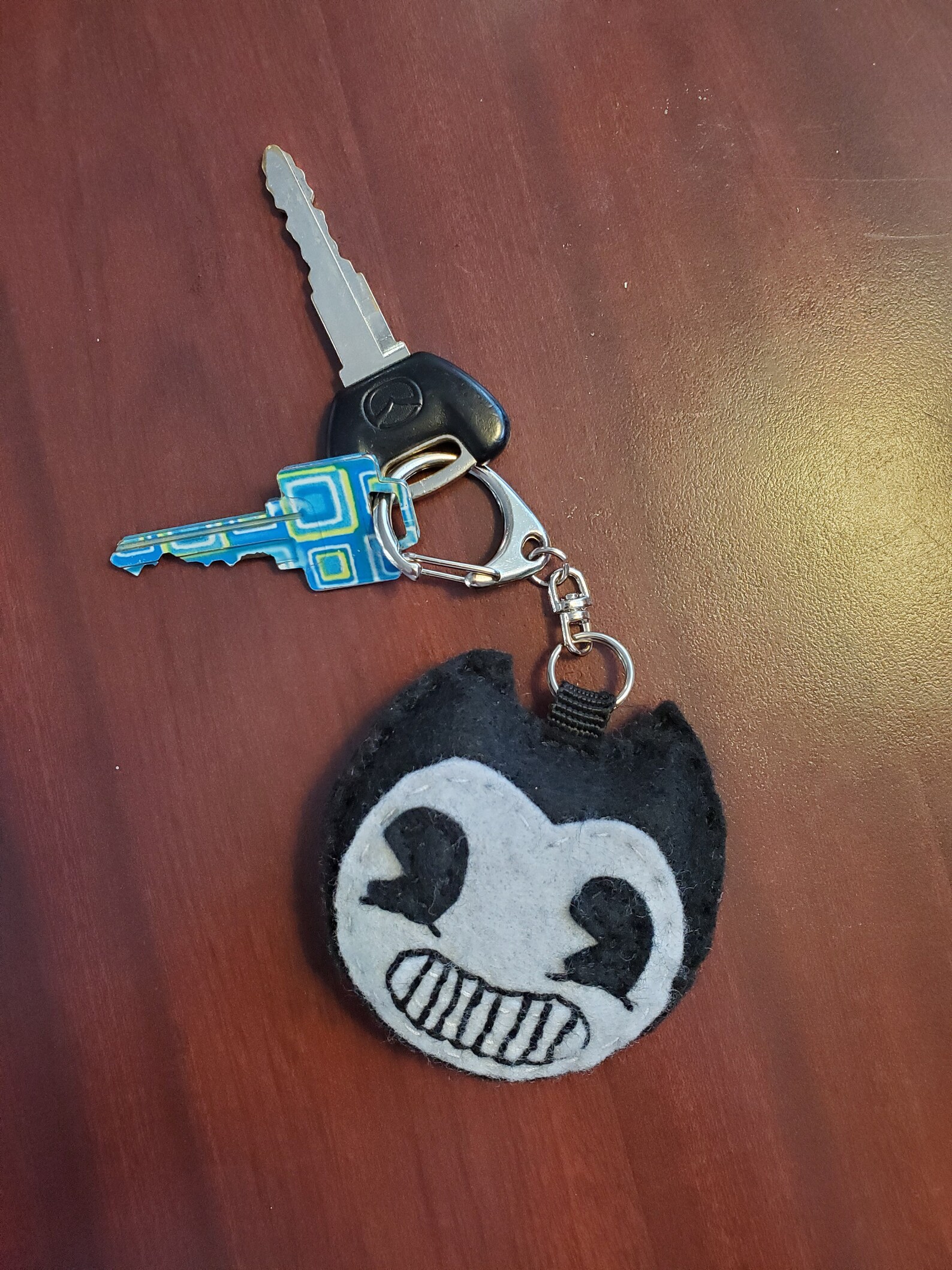 Bendy Felt Plush Keychain, Handmade Stuffy - Etsy 日本