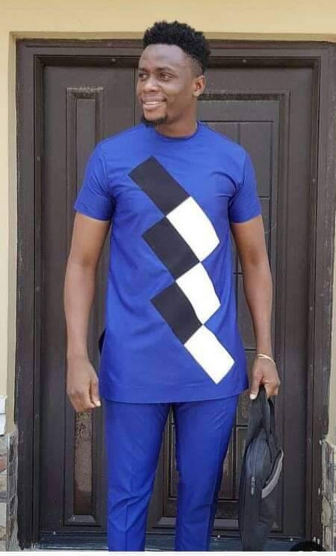 Blue African Dashiki Suit Blue Suit African Men Wedding - Etsy