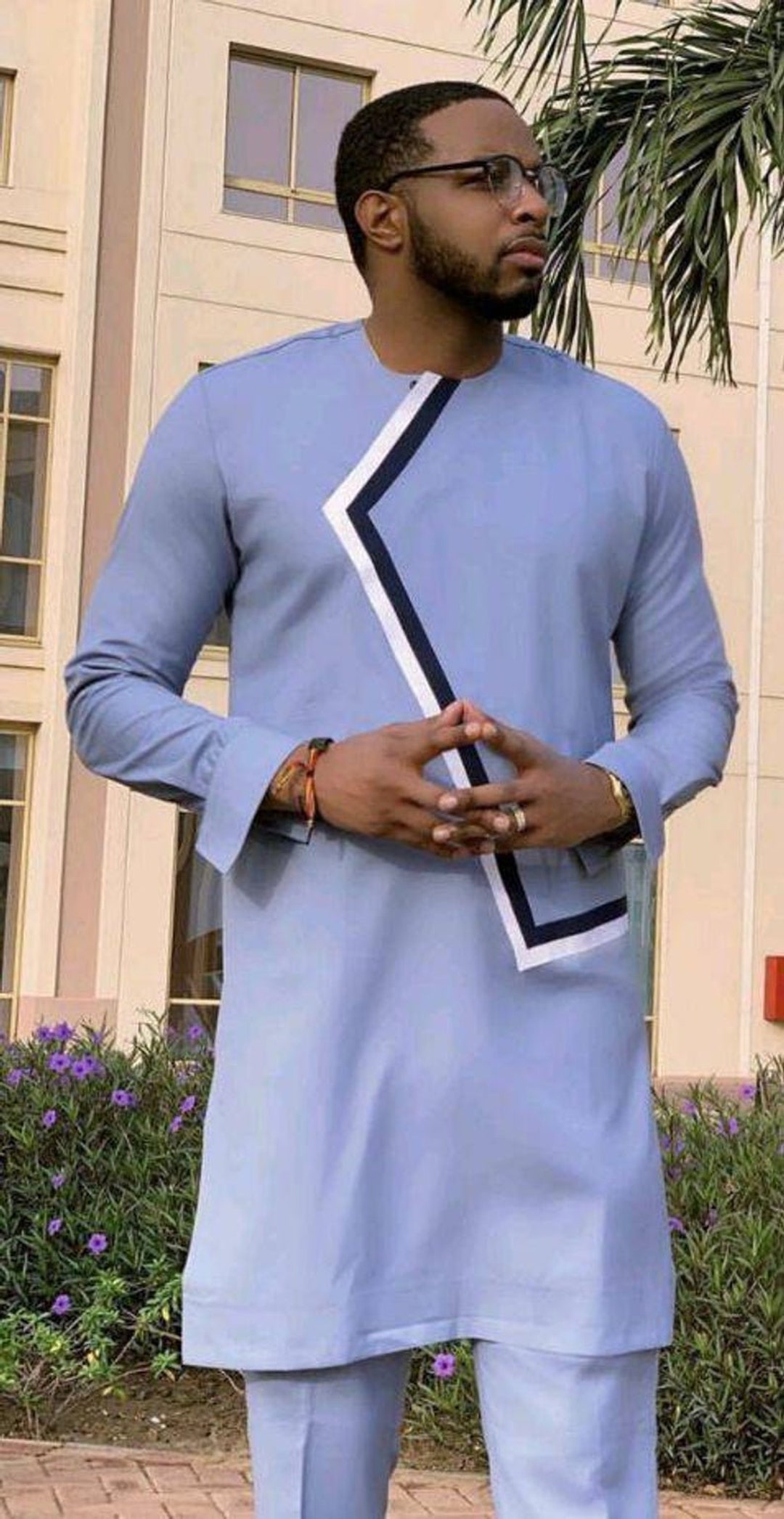 Sky Blue African Men Suit,sky Blue Senator Suit,sky Blue African Men ...