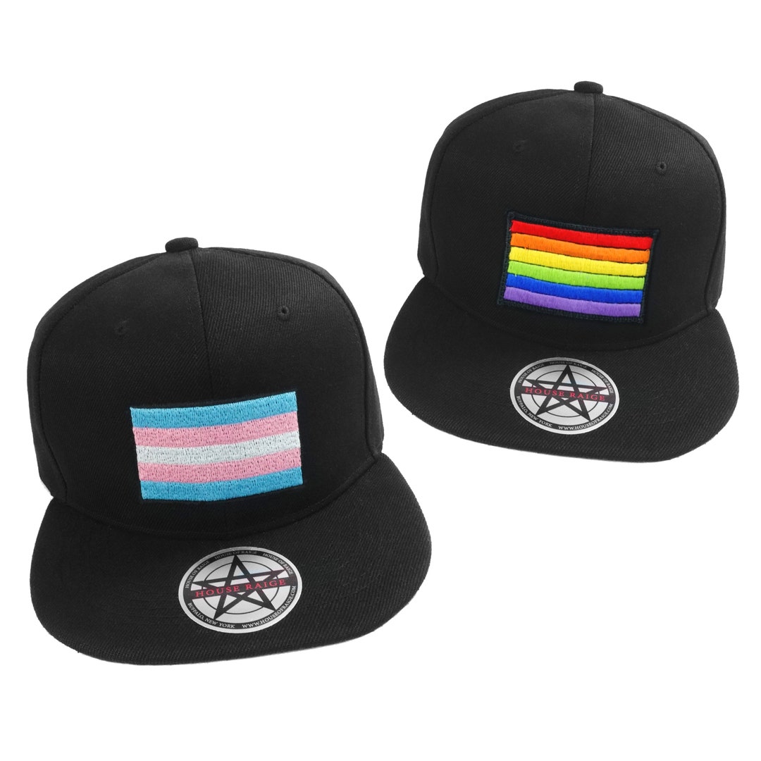 Pride Flag Snapbacks, Embroidered Snapbacks - Etsy