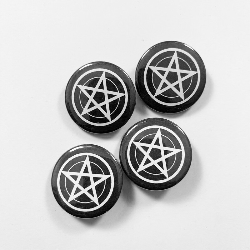 Pentagram Pin - Etsy