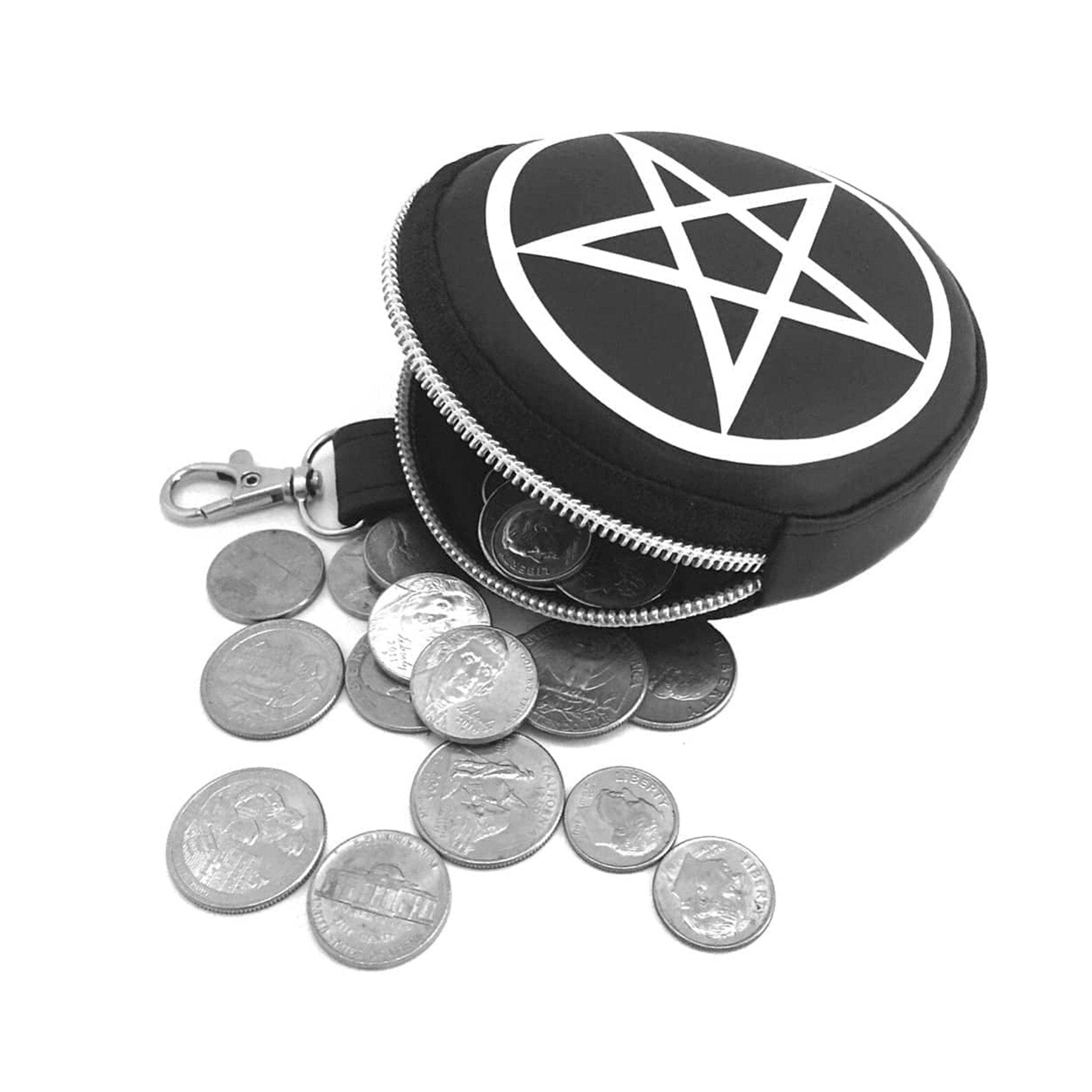 Pentacle Coin Pouch Pentagram Wallet | Etsy