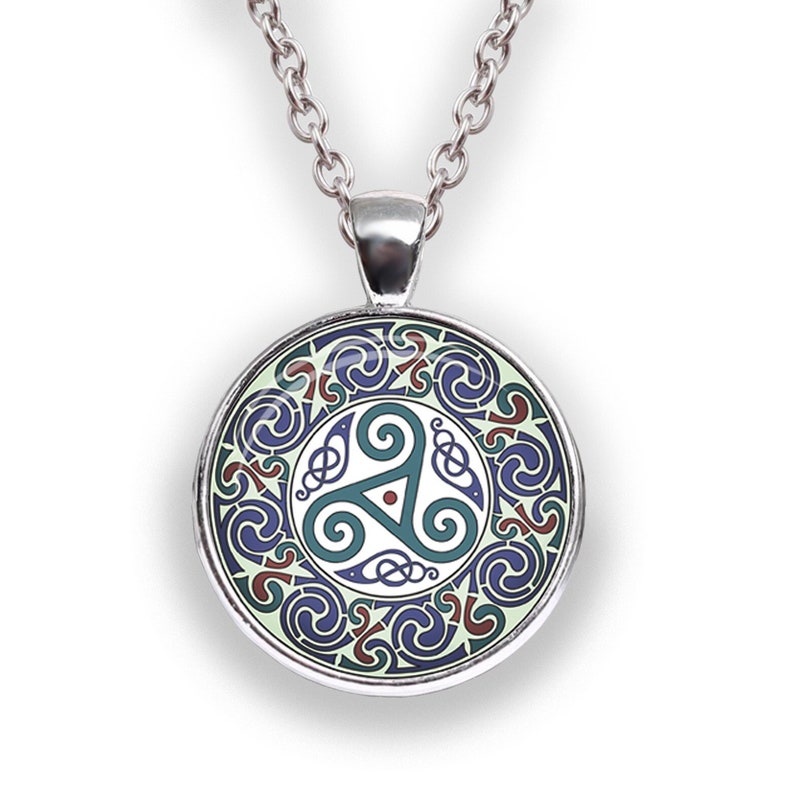 Triskelion Necklace Etsy