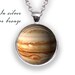 Jupiter Necklace, Space Necklace, Science Jewelry, Planet Necklace ...
