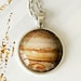 Jupiter Necklace, Space Necklace, Science Jewelry, Planet Necklace ...