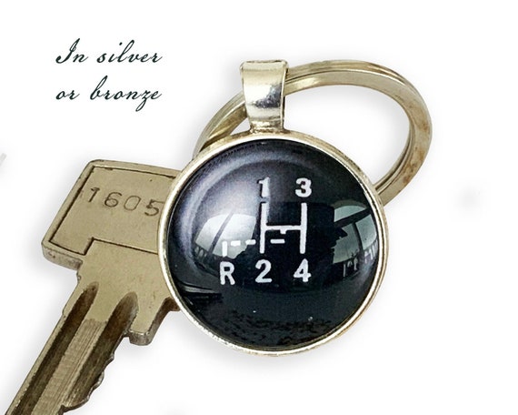Gear Shift Key Ring Gear Shift Key Chain Gift for Car Lover - Etsy