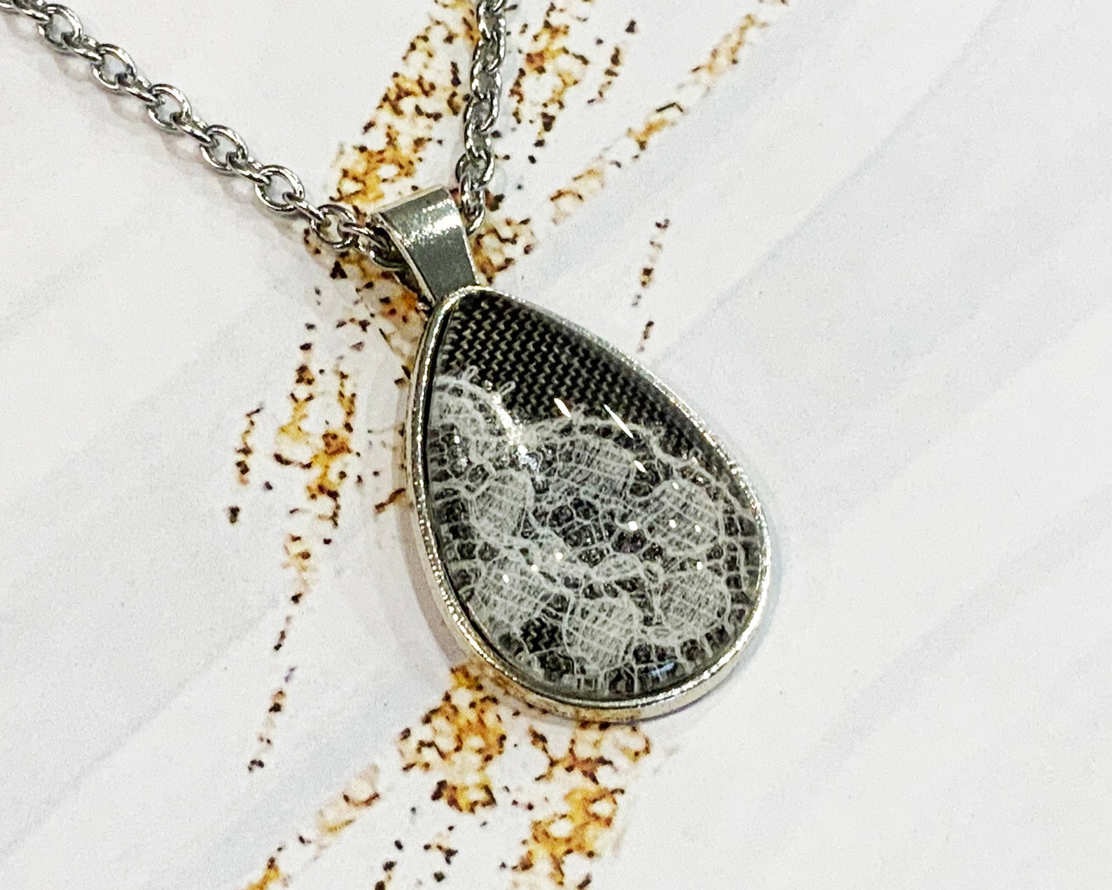 Wedding Lace Jewelry Lace Necklace 13th Anniversary Gift for - Etsy