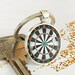 Dart Target Keychain | Sport Key Chain, Dart Player Key Ring, Dartboard ...