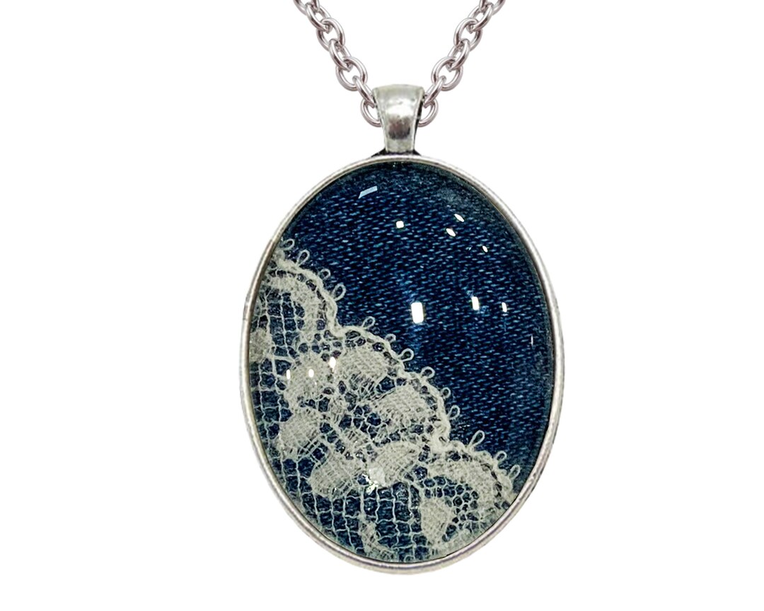 13th Anniversary Gift, Lace Jewelry Gift for Wife, Vintage Lace ...