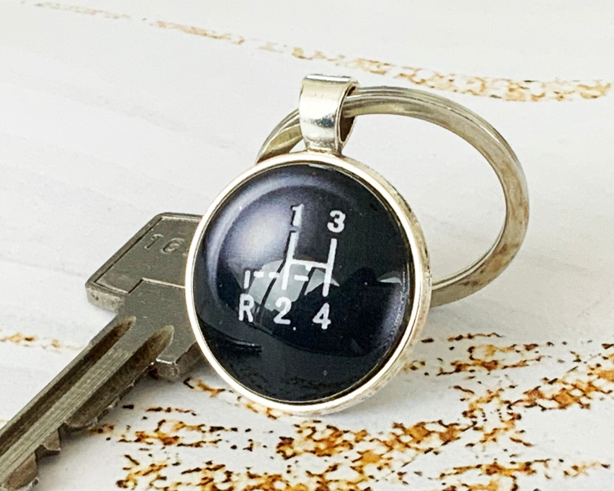 Gear Shift Key Ring Gear Shift Key Chain Gift for Car Lover - Etsy