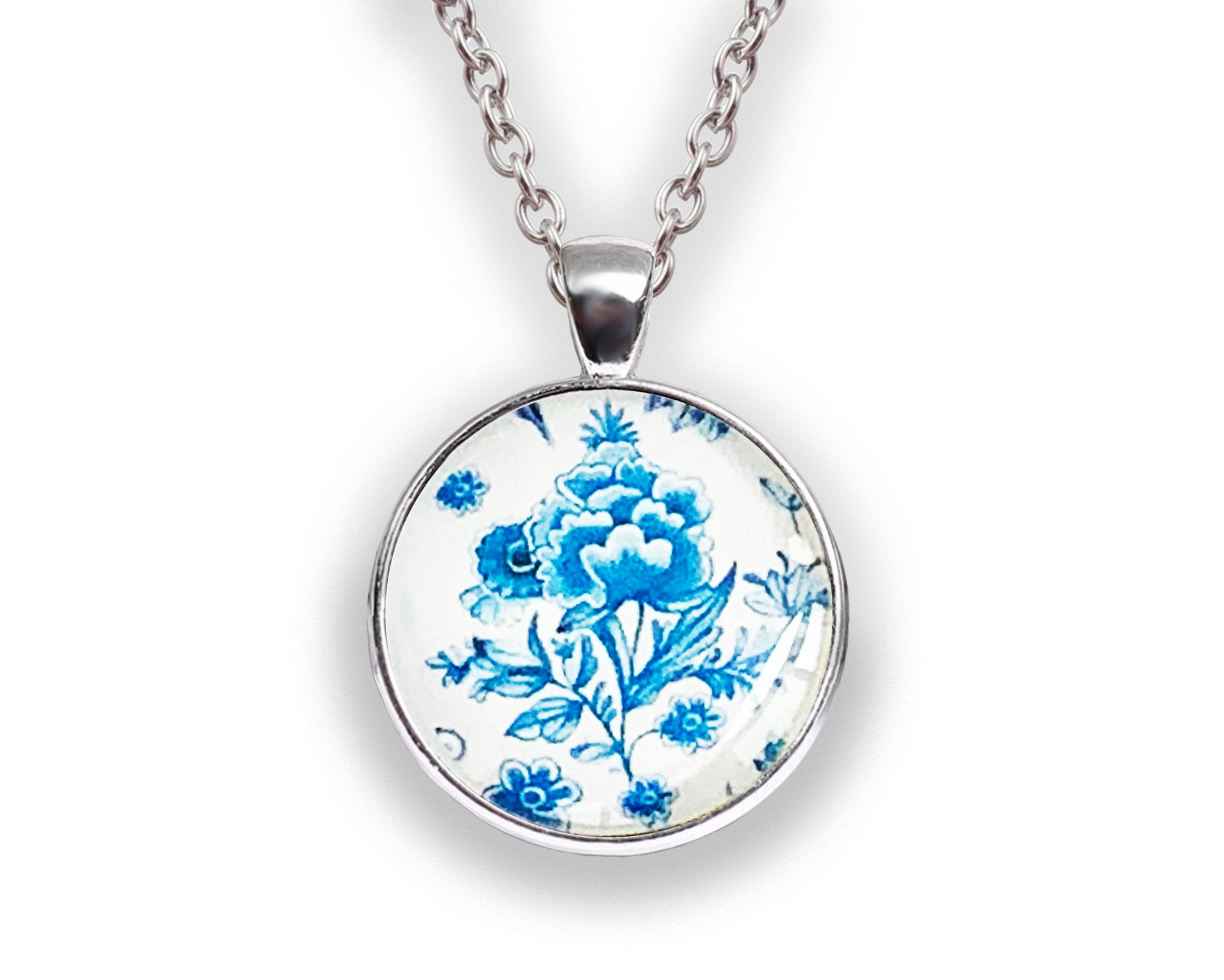 Delft Blue Necklace Delft Blue Jewelry Something Blue - Etsy