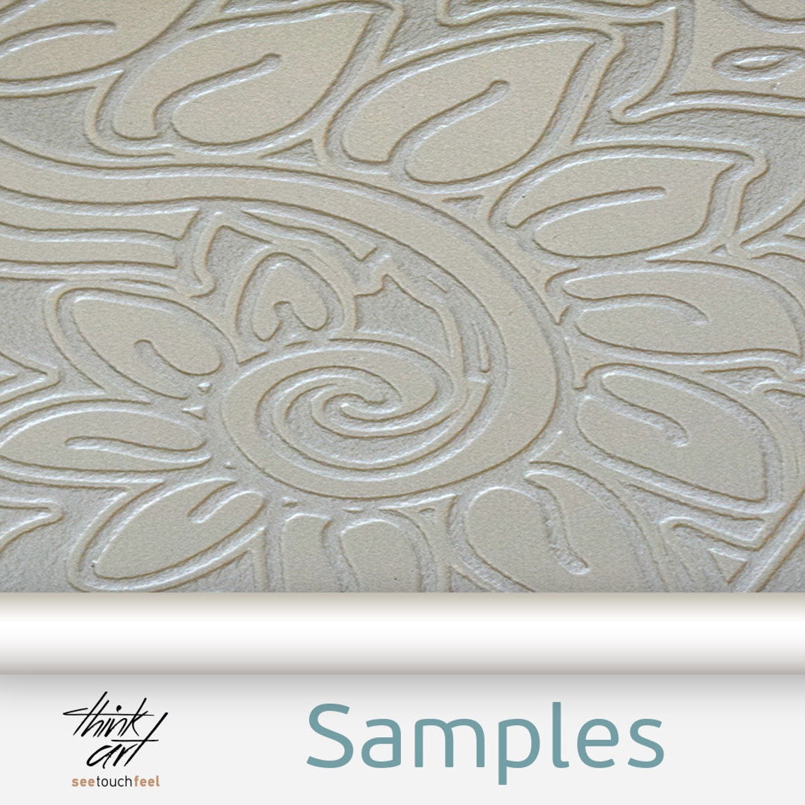 Paisley - Sample, 3D Embossed Premium Wallpaper, Ecodeco Material ...