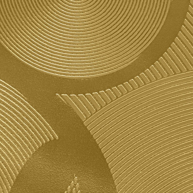 Circles - Sample, 3D Embossed Premium Wallpaper, Ecodeco Material ...