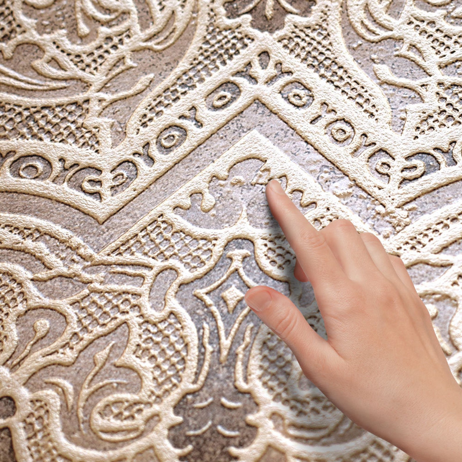 Moroccan - Sample, 3D Embossed Premium Wallpaper, Ecodeco Material ...