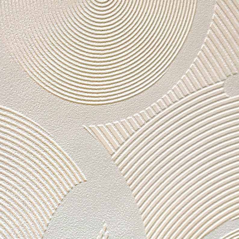Circles - Sample, 3D Embossed Premium Wallpaper, Ecodeco Material ...