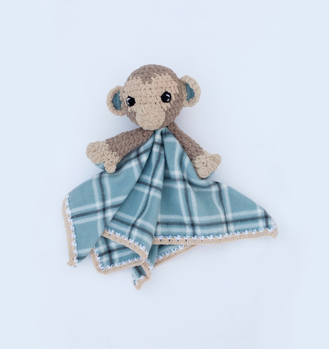 Baby Monkey Lovey - Crochet Pattern (PDF Instant Download) - Etsy