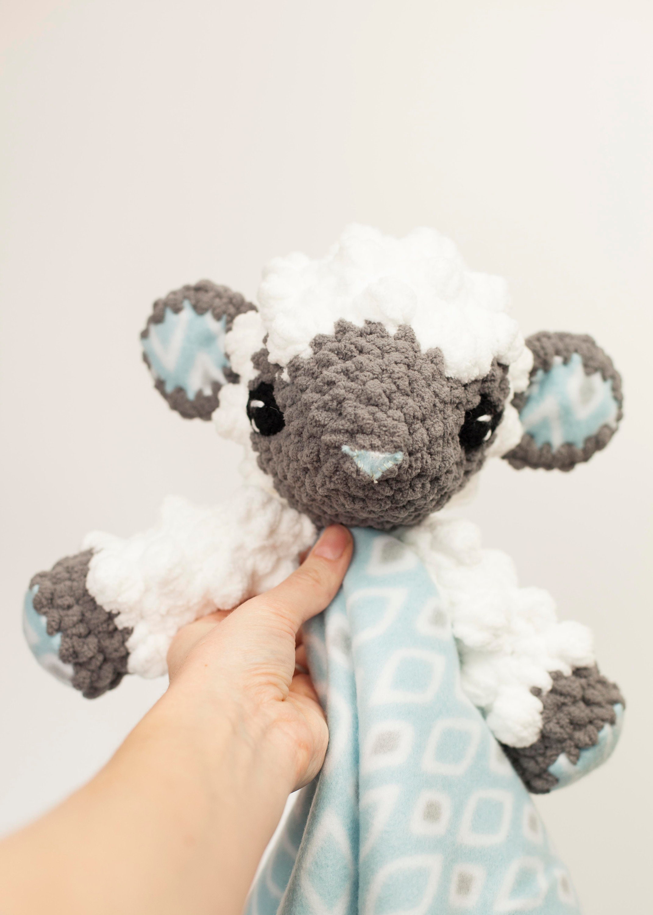 Baby Sheep Lovey Crochet Pattern PDF Instant Download - Etsy