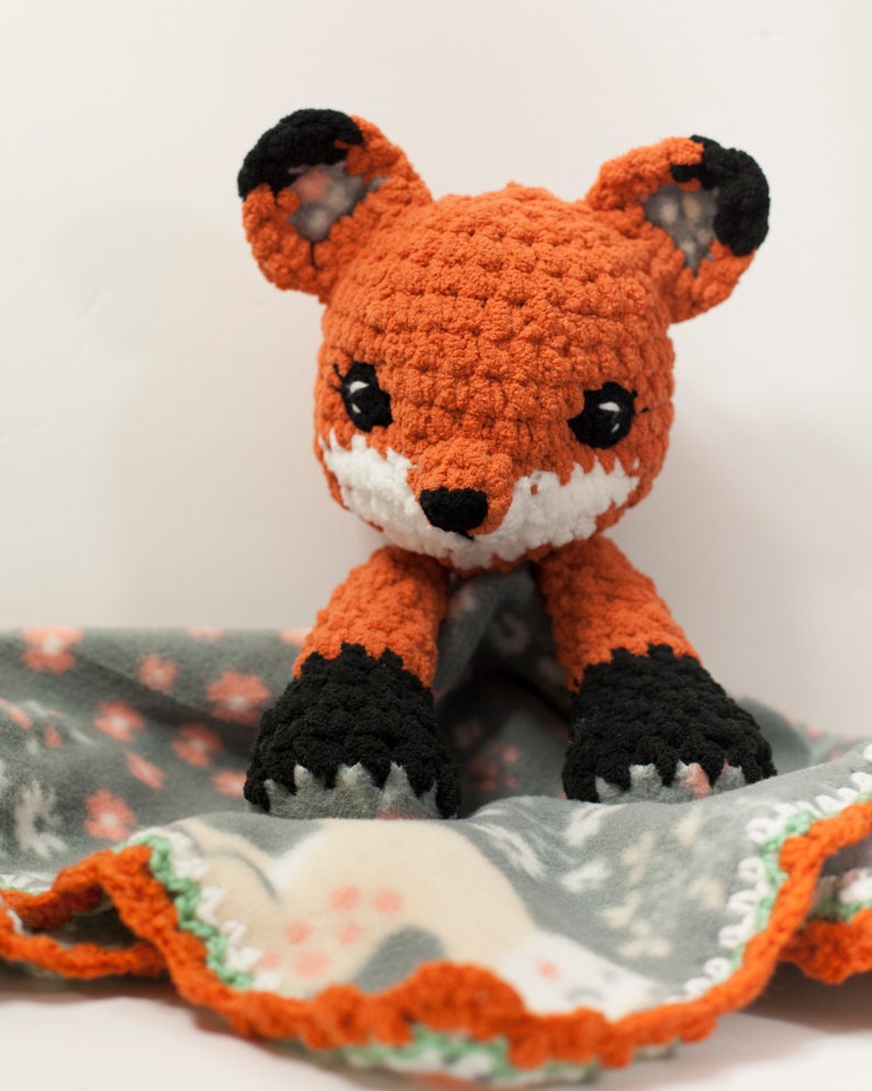Baby Fox Lovey -crochet Pattern (PDF Instant Download) - Etsy