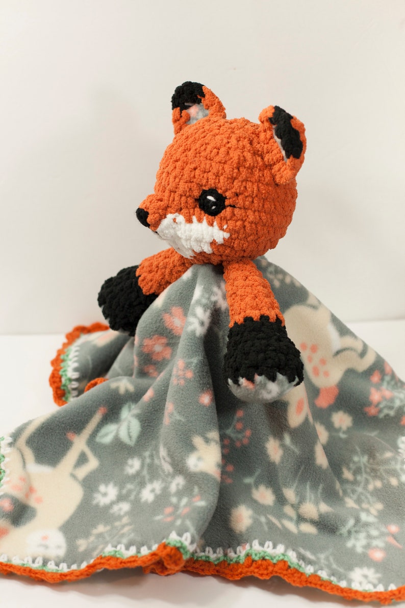 Baby Fox Lovey -crochet Pattern (PDF Instant Download) - Etsy