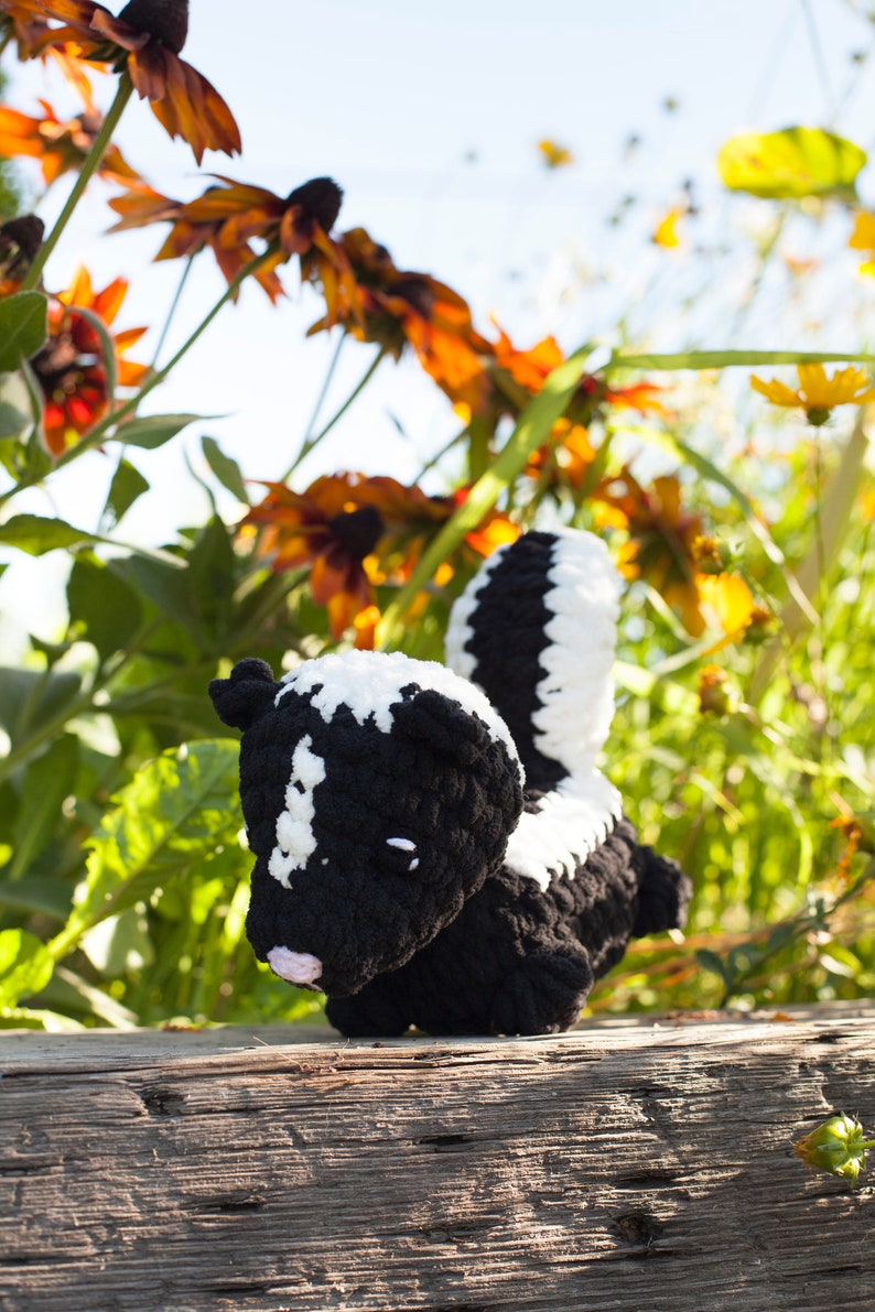 Chubby Skunk Crochet Pattern PDF Instant Download - Etsy