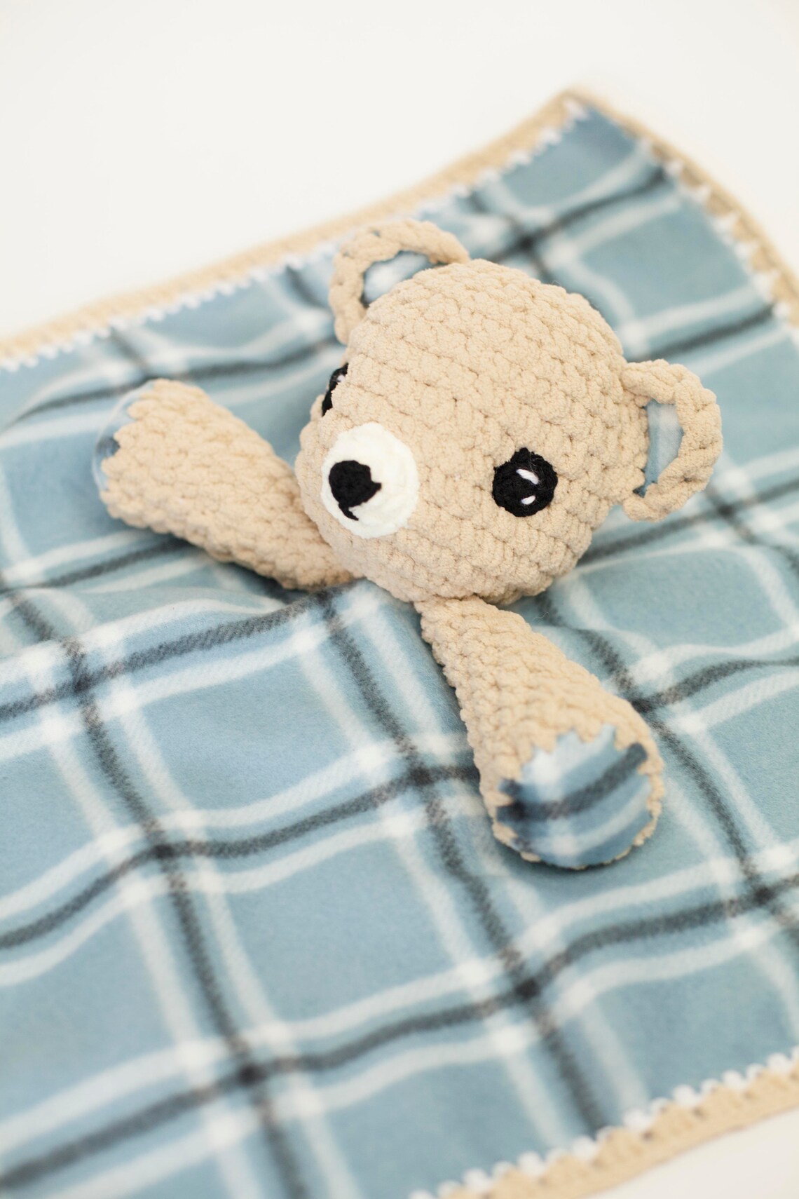 Teddy Bear Lovey Crochet Pattern PDF Instant Download - Etsy