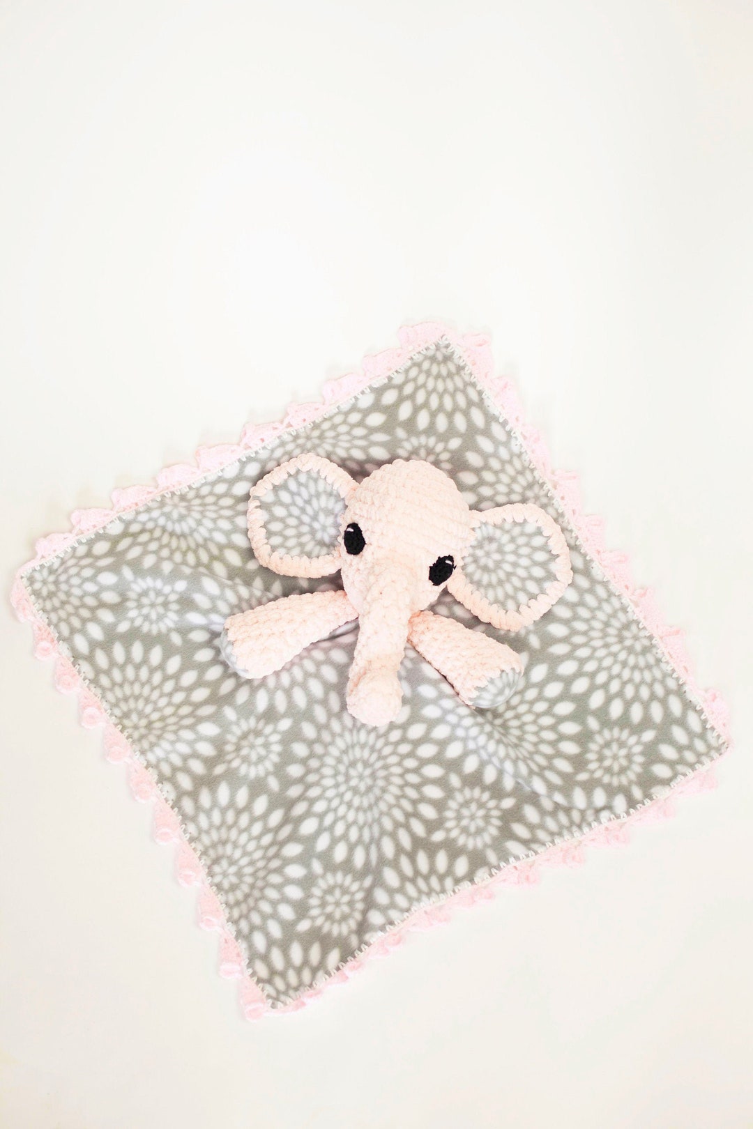 Baby Elephant Lovey Crochet Pattern PDF Instant Download - Etsy