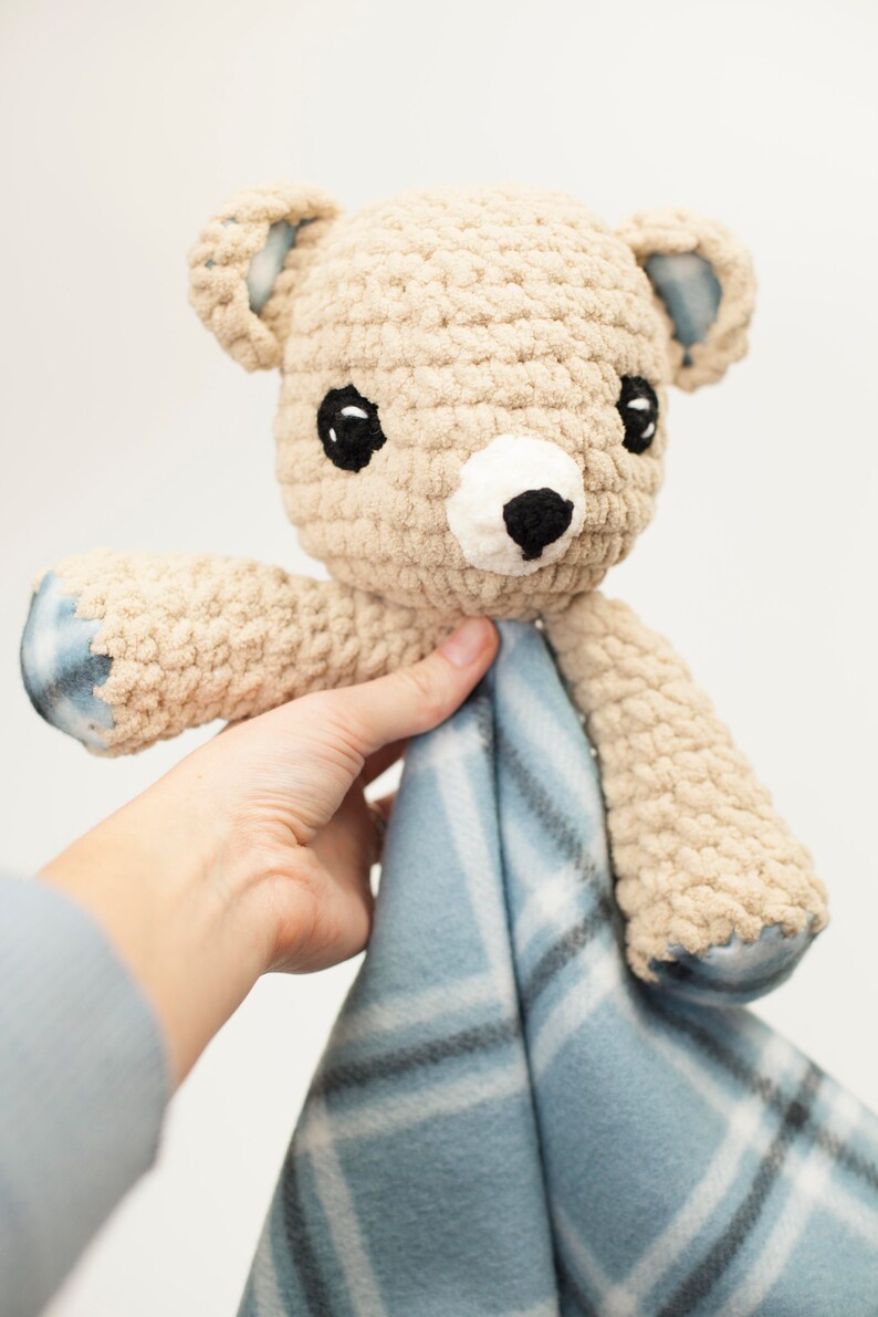 Teddy Bear Lovey Crochet Pattern PDF Instant Download - Etsy