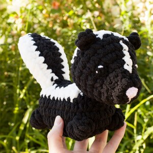 Chubby Skunk Crochet Pattern (PDF Instant Download) - Etsy