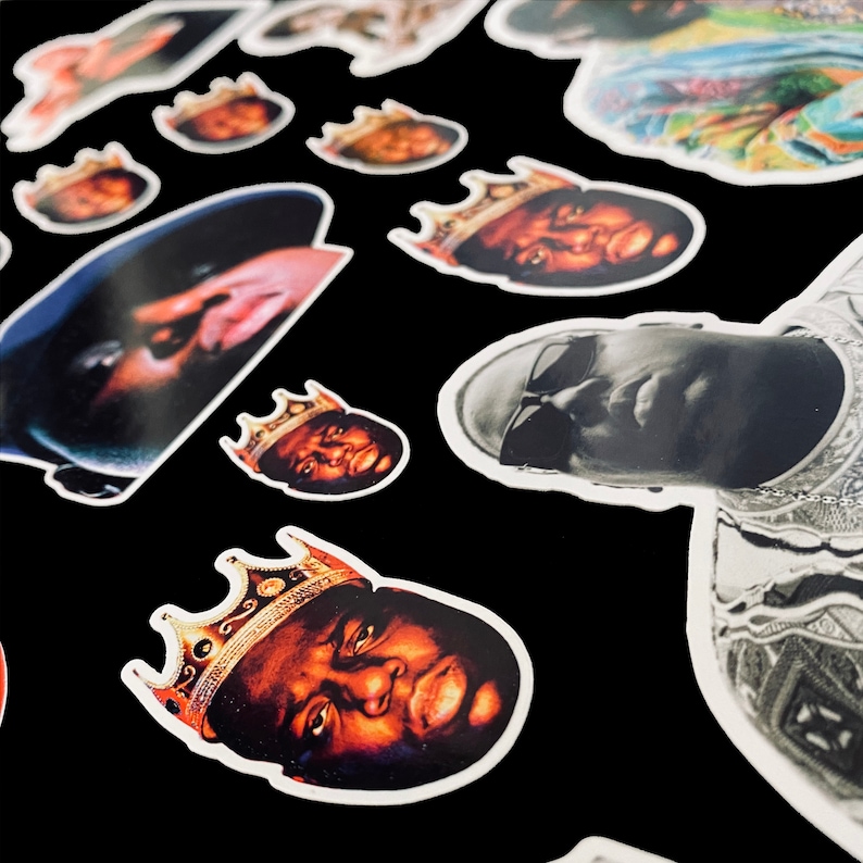 The Notorious BIG Biggie Smalls Sticker Pack Over 15 | Etsy