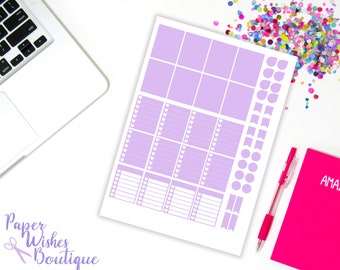 Erin Condren Template 2 Planner Stickers CU - Etsy