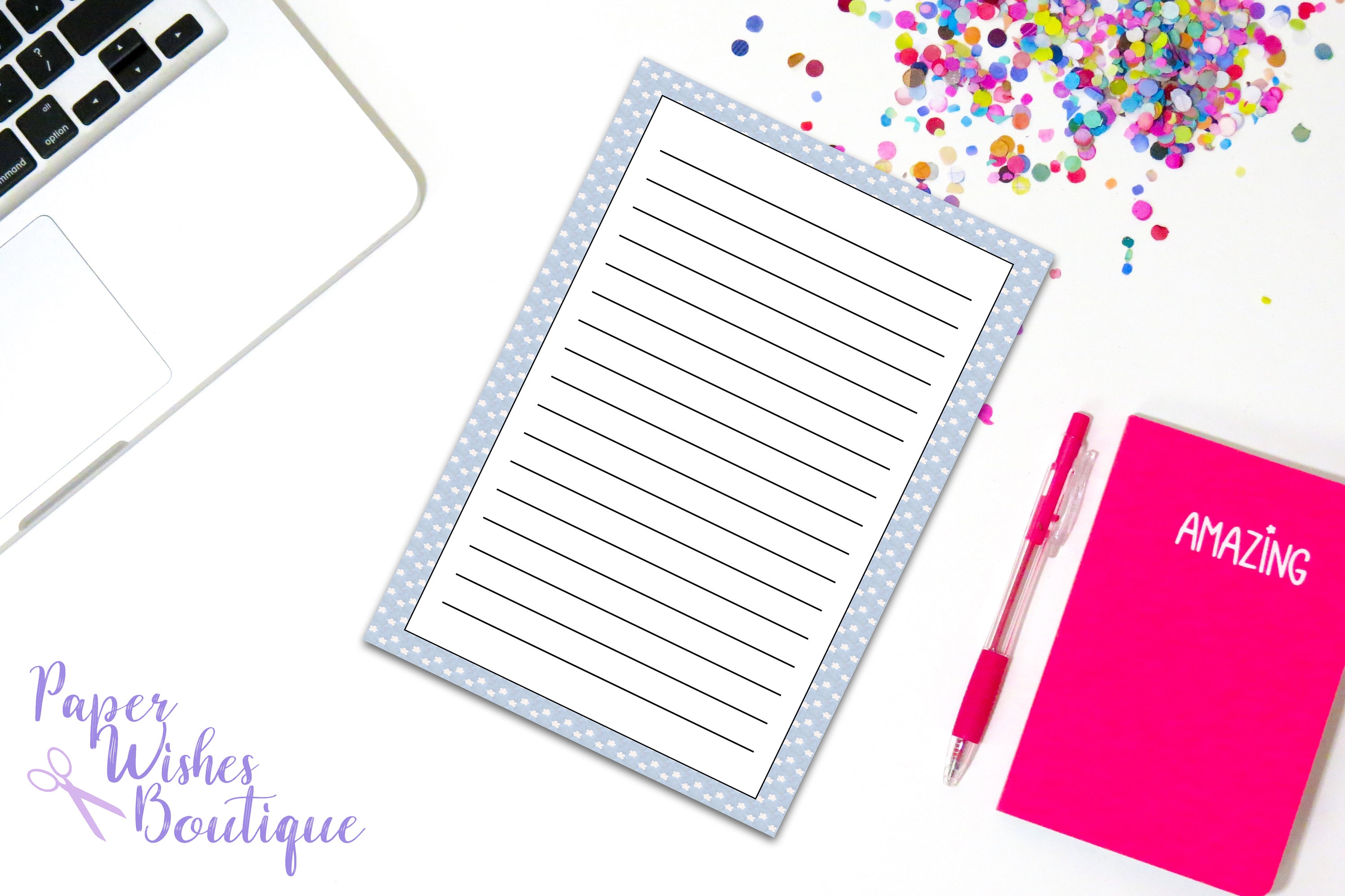 Cloud Writing Paper A5 Stationery - Etsy