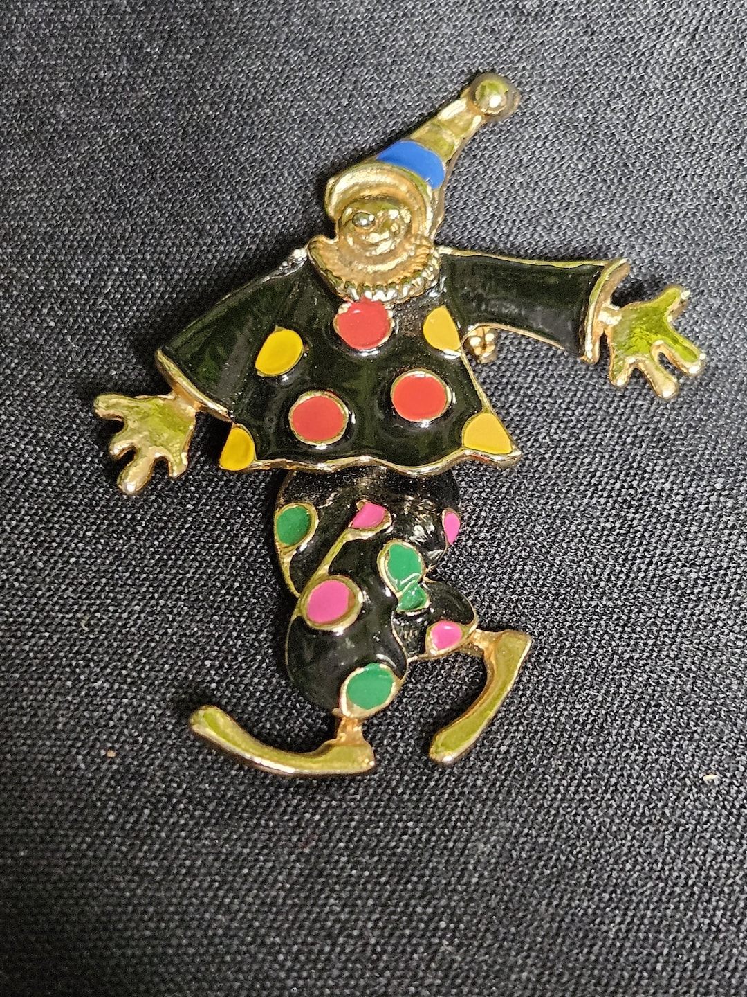 1980s Articulated Clown Brooch. Calling in the Clowns! This Enameled ...