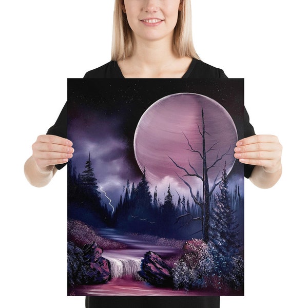 Full Moon Art - Etsy