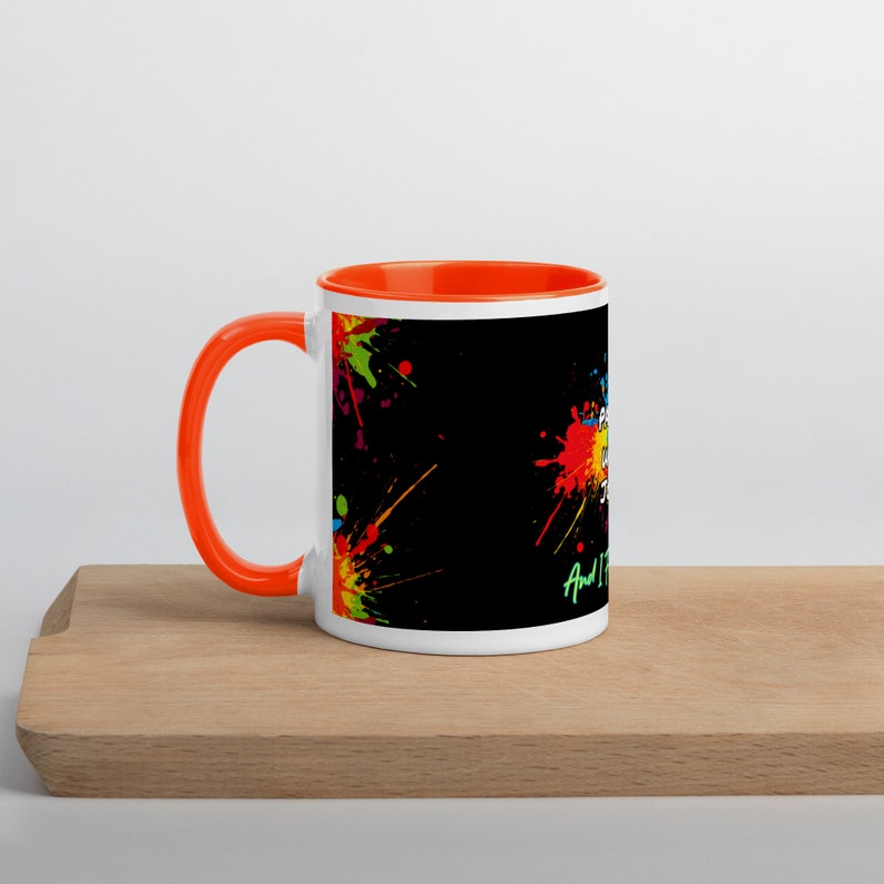 Mug Paint With Josh Coffee Mug With Color Handle & Color - Etsy