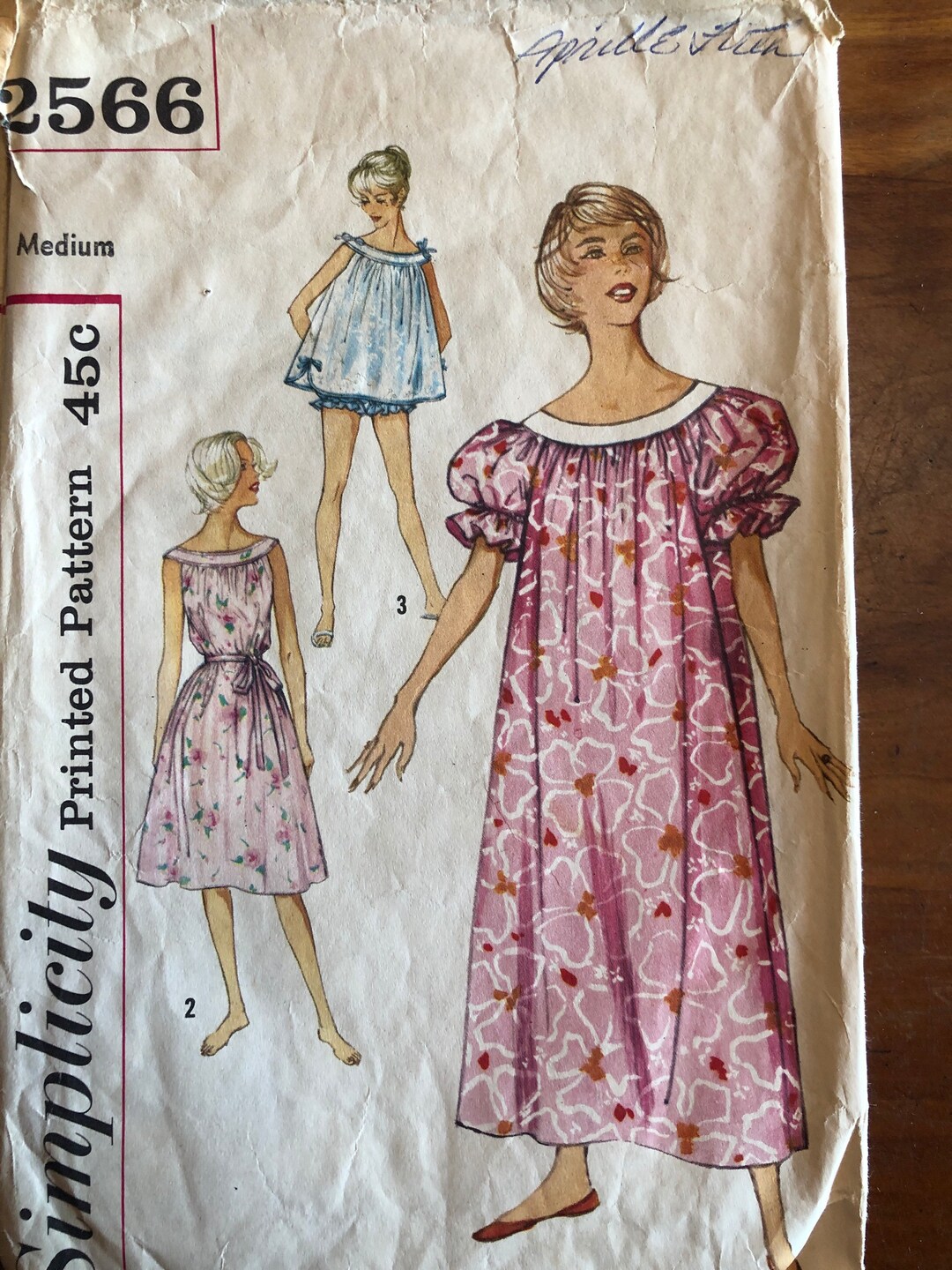 Vintage Simplicity Pattern 2566 Circa 1950 Misses' Mumu - Etsy