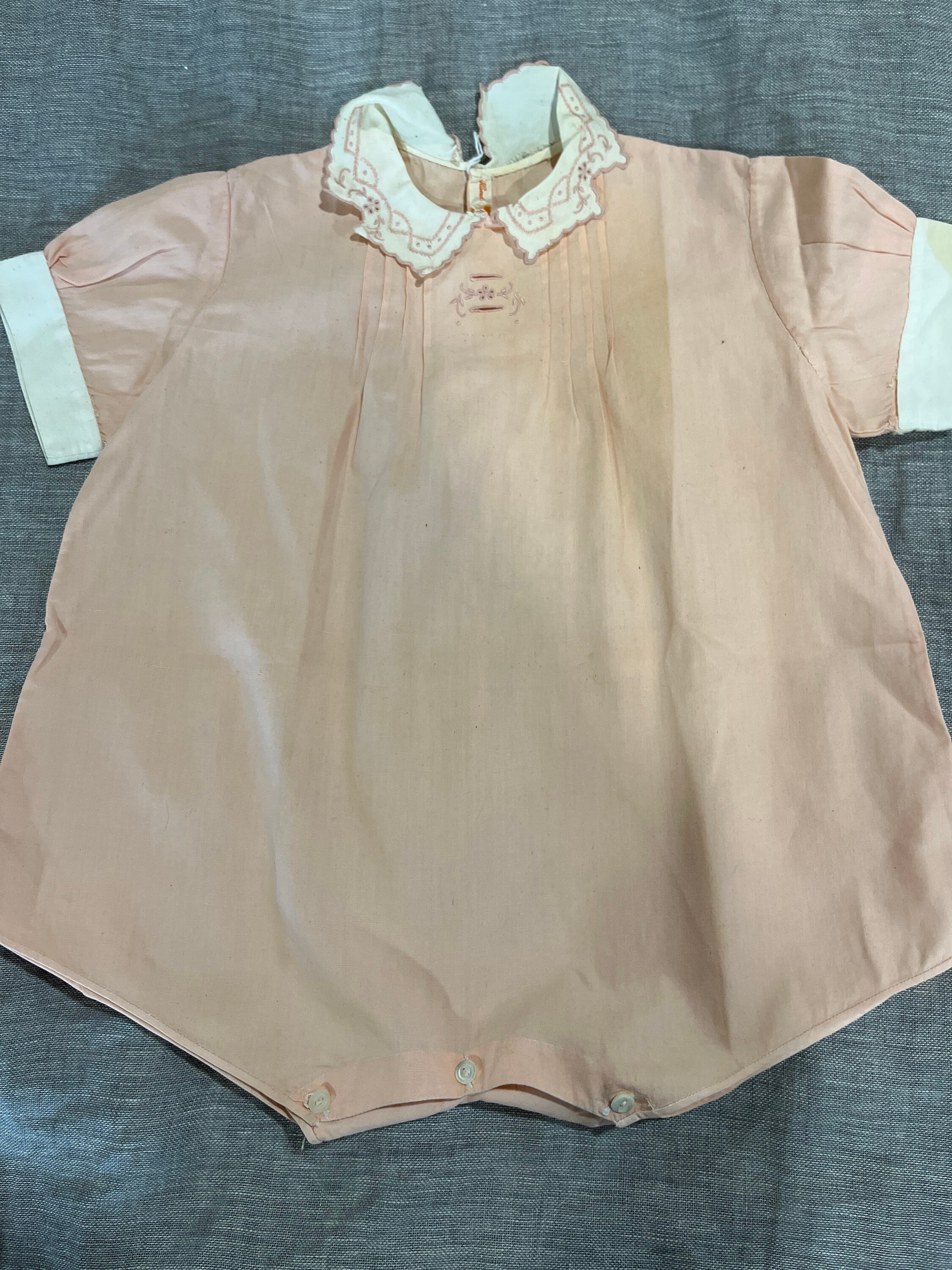 Vintage Hand Made Fair Isle Baby Girl Pink Jumper - Etsy