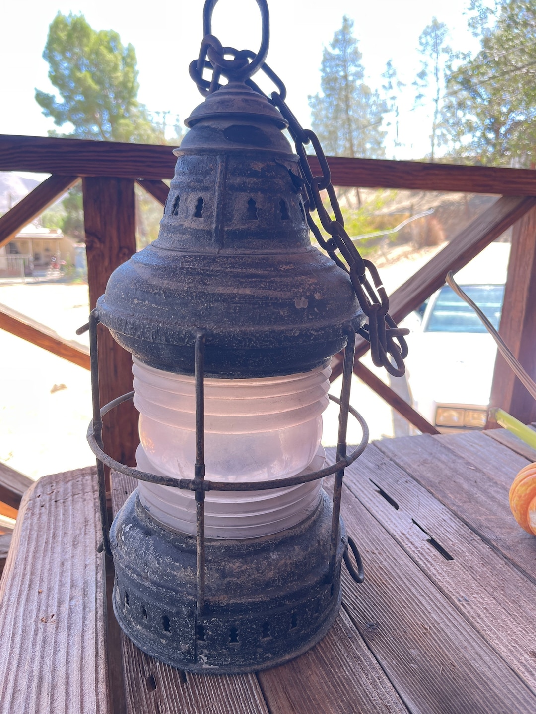 Antique Large Marine Lantern 30-day Lamp Buoy Lamp - Etsy