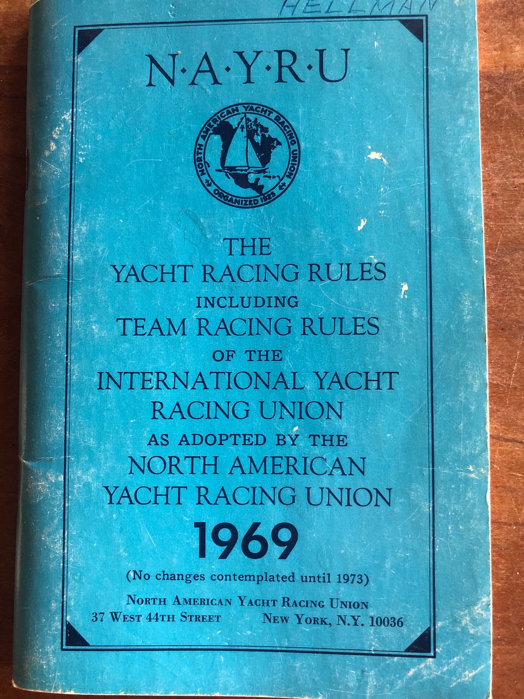 NAYRU 1969 Booklet: the Yacht Racing Rules - Etsy