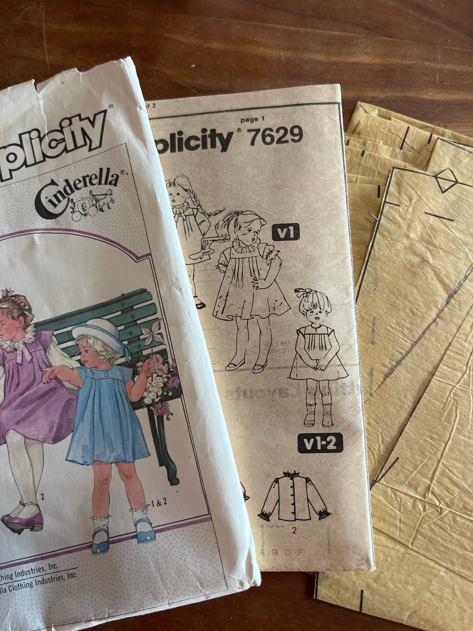 Vintage Simplicity Cinderella Pattern 7629 Children's Size - Etsy
