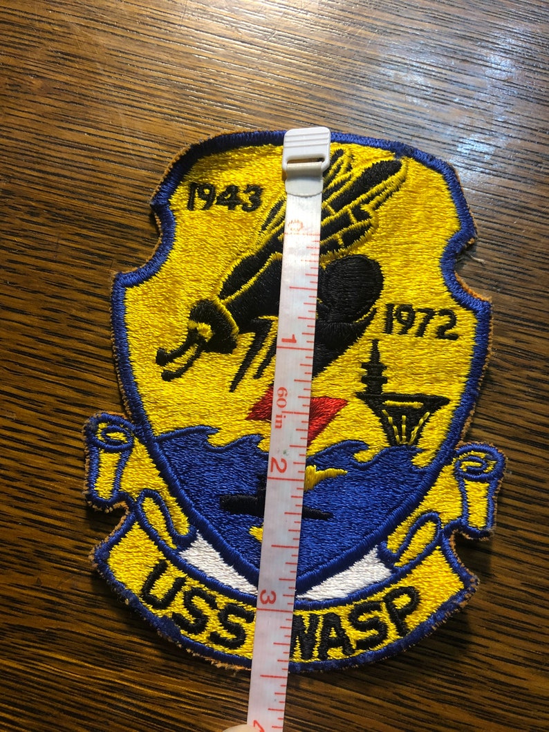 Vintage USS WASP Patch - Etsy
