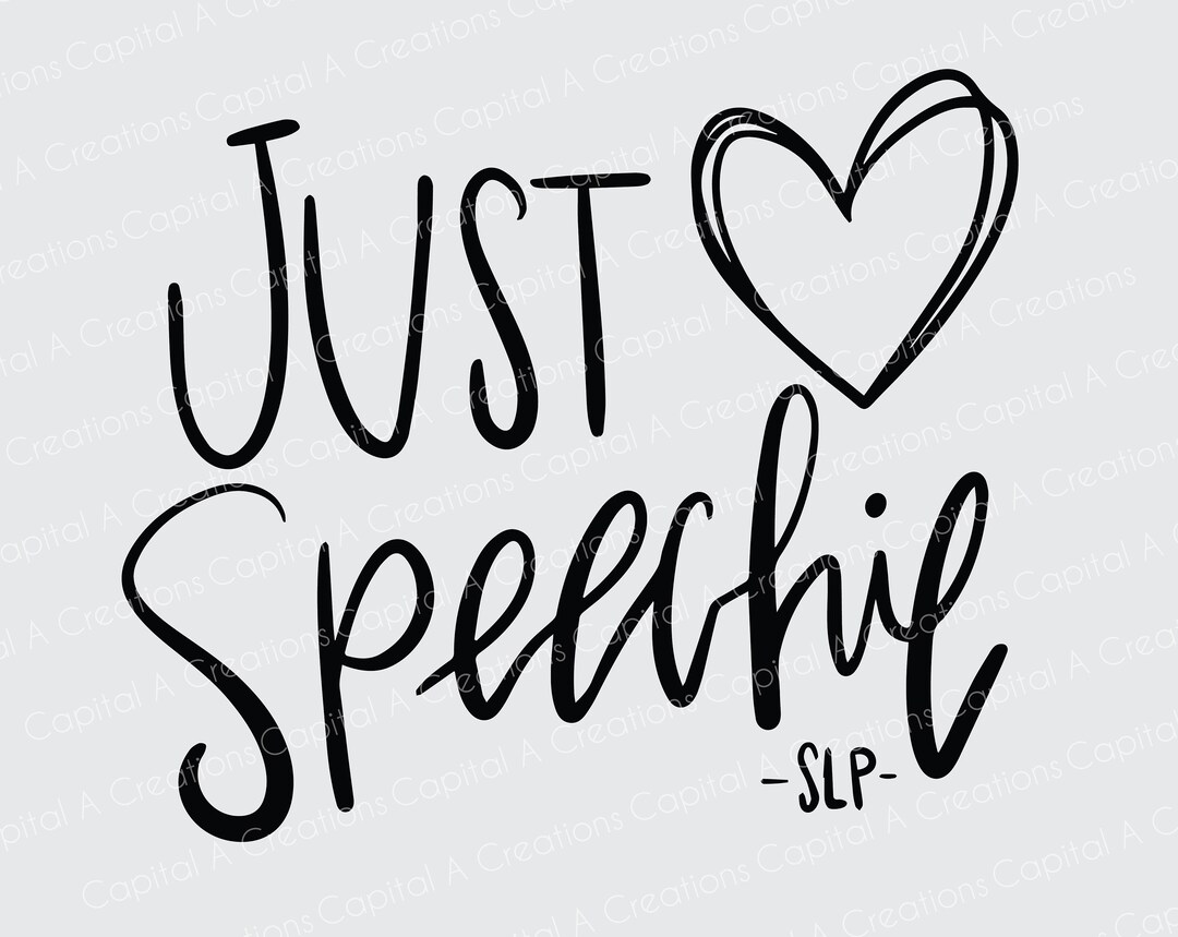 Just Speech SVG - Etsy
