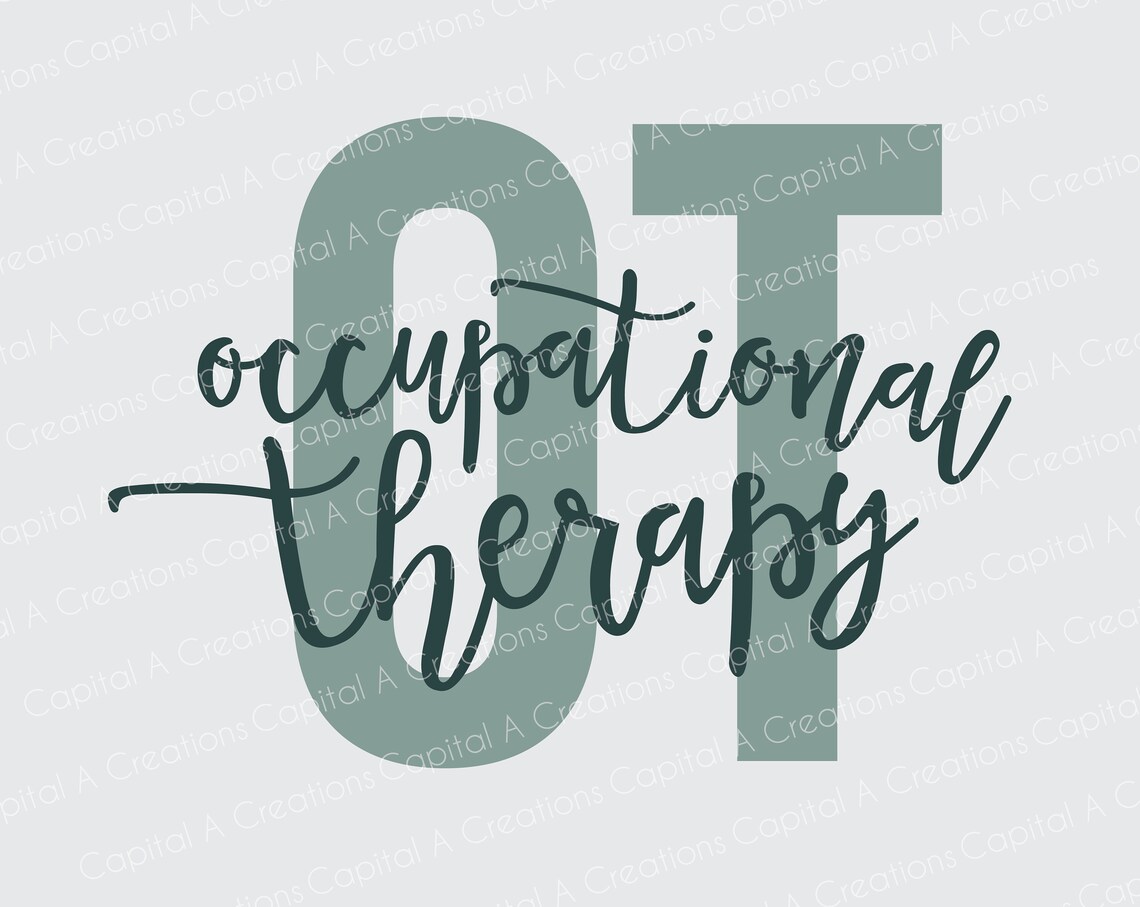 Occupational Therapy OT SVG - Etsy