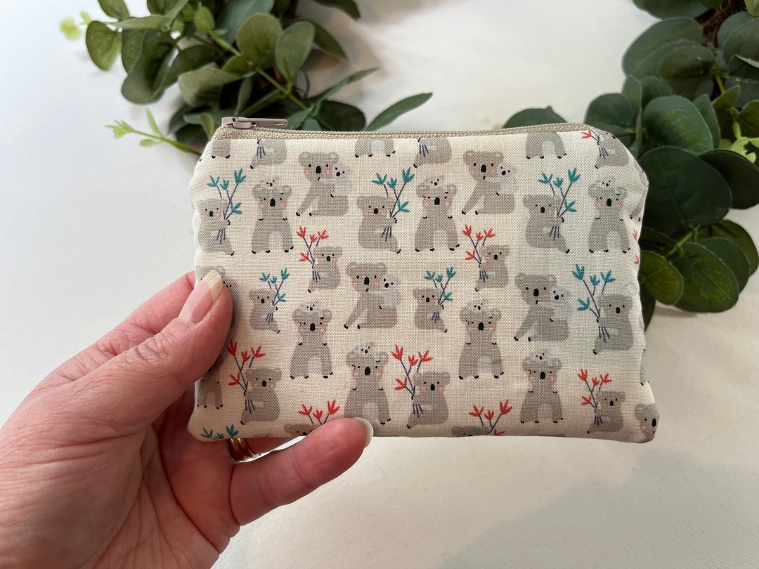 Coin Purse/ Card Pouch - Koala Fabric - Etsy